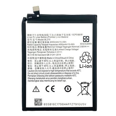 China BL270 3200mAh Li-ion Polymer Battery for Motorola G6 Play XT1922 3.85V Rechargeable for sale