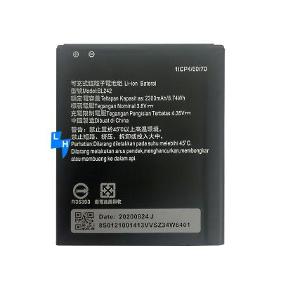 China 2300mAh BL242 A6000 A2020 A6010 Mobile Phone Battery for Lenovo VIBE C Lithium Battery for sale