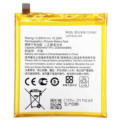 China ASUA Zen Fone Live ZB501KL Polymer Lithium Battery 2600mAh 3.85V White for Mobile Phone for sale