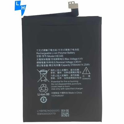 China Black HE346 3700mAh Battery For Nokia 7 Plus 7P N7P HE 346 Batteries Bateria with A for sale
