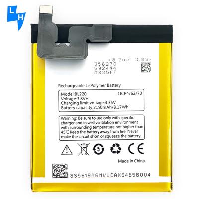 China BL220 2150mAH Lithium-ion Replacement Battery for Lenovo S850 and OEM/ODM 500PCS for sale