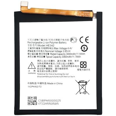 China Double IC Protection Mobile Phone Battery HE342 For Nokia X6 Long Lasting for sale