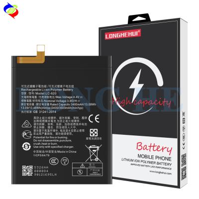 China 3500mAh LC-620 Battery for Nokia 6.2 and 7.2 Mobile Phone Models 500PCS OEM/ODM for sale