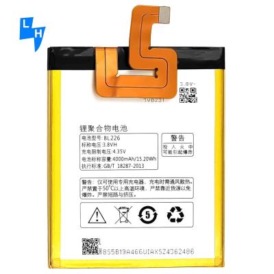 China 4000mAh Capacity BL226 3.8V Lithium Polymer Cell for Lenovo S860 Replaceable Battery for sale