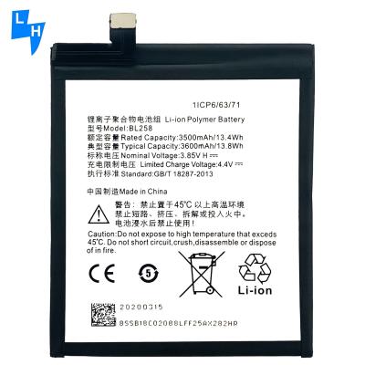 China BL258 Original Phone Battery for Lenovo Replacement Batteries Guaranteed Performance for sale