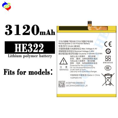 China Replacing the Phone Battery A 3.85V 3120mAh Rechargeable Batteries For Nokia HE322 for sale