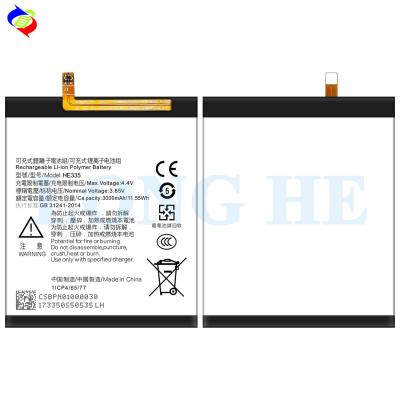 China Protection Double IC Protection RECHARGABLE 3500mAh Battery for Nokia 6 N6 OEM HE335 for sale