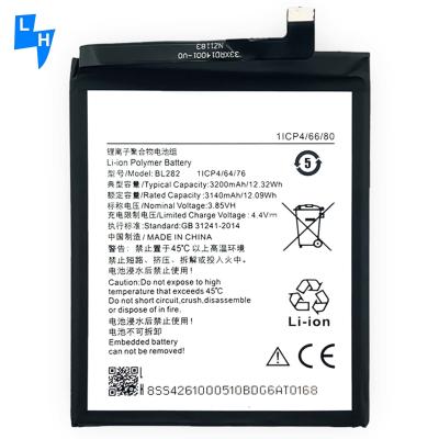 China High Capacity BL282 3200mAh 3.85V Black Lithium Polymer Battery for Lenovo UDTV1 for sale
