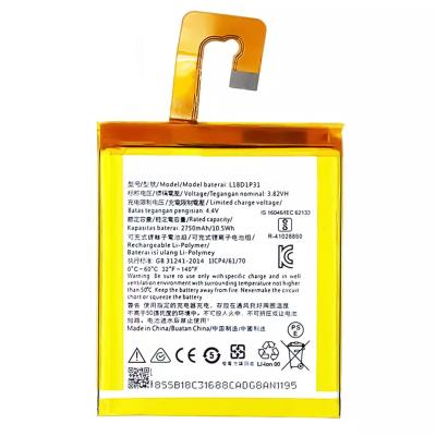 China Affordable White Mobile Phone Battery L18D1P31 for Lenovo TAB E7 TB-7104X in White Color for sale