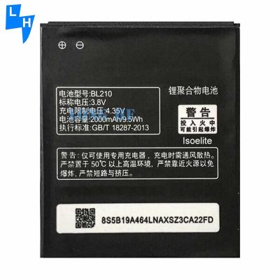 China Good Performance BL210 Battery for Lenovo S820 S650 A656 A766 A770E A750E A658T Black for sale