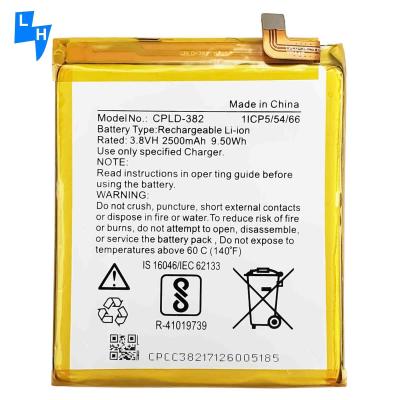 China Advanced and Customized CPLD-382 E503 Mobile Phone Battery for Coolpad NOTE 3 Lite for sale