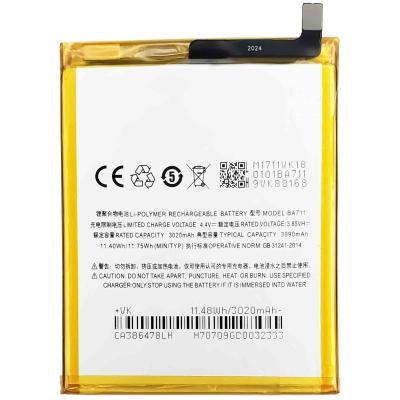 China BA711 Mobile Phone Battery for Meizu Meilan 6 M6 Long-Lasting Performance for sale