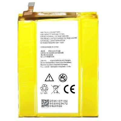 China 3400mAh 3.85V Mobile Phone Battery for ZTE Grand X Max 2 Z981 Z988 Li3934T44P8h876744 for sale