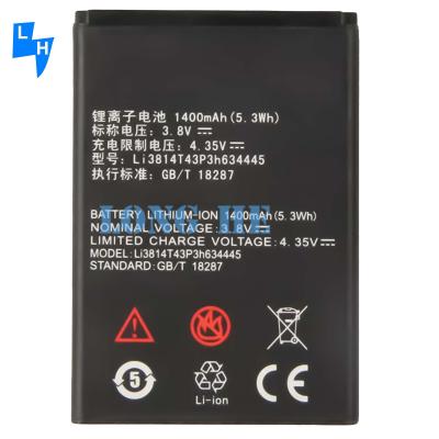 China Mobile Phone Battery 1400mAh RECHARGABLE For ZTE Blade L110 A112 V815W Li3814T43P3h634445 for sale