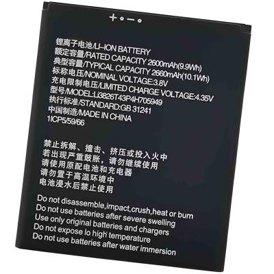 China Li3826T43P4h705949 Battery for ZTE Blade A530 A606 BA530 BA606 L210 Replacement 2600mAh for sale