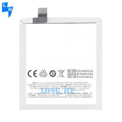 China 100% BT43 Battery for Meizu M2 Note Dual IC Protection Lithium Polymer Replacement for sale