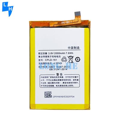 China Yellow CPLD-161 Polymer Lithium Battery for Coolpad Porto S E570 2000mAh 3.8V Mobile Phone Battery Code for sale