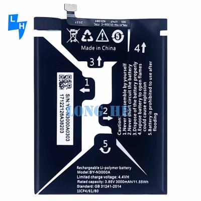 China 100% Compatible Replacement Mobile Battery BY-N3000A For Gionee Original lithium-ion batteries for mobile for sale