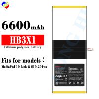 China HB3X1 3.7V 6400mAh Quality Tablet digital battery for Huawei MediaPad 10 Link S10-201wa Rechargeable Batterie for sale