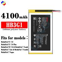 China 4100mAh HB3G1 S7-721 S7-931 life S7-301 T1-701u T2 7.0 mobile phone battery for huawei T1-701 battery for sale