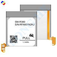 China Smart Watch Battery EB-BR380FBE For Samsung Galaxy Gear 2 sm-r380 sm-r3810 3.7V 300mah for sale