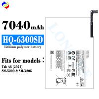 China For Samsung Galaxy Tab A8 (2021) &SM-X200 SM-X205 Battery Original for Samsung HQ-6300SD Smart Battery 7040mAh for sale