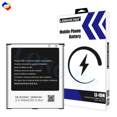 China Rechargeable Battery EB-B220AC Battery For Samsung Galaxy Grand 2 SM-G7100 G7102 2600mAh for sale