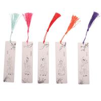 China Fashion Printed Paper Acupuncture Culture Custom Integration Bookmarks for sale