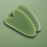 China Green Jade Guasha Tools for Body Massage Safe and Eco-Friendly Safety Standard GB 2024-2016 for sale