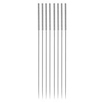 China 100pcs/box Sterile Acupuncture Needle Single Use Stainless Steel Handle Disposable Aseptic Long Needles for sale