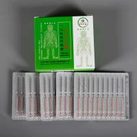 China 100pcs Zhongyan Taihe Disposable Acupuncture Needles Red Copper Ring Handle for sale