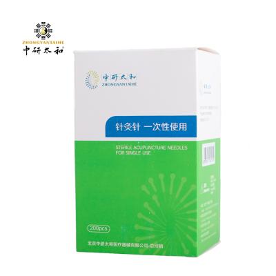 China 0.18mm Zhongyan Taihe Acupuncture Needle Dialysis Packaging for sale