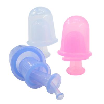 China Body Vacuum Therapy Silicone Facial Cupping Set Premium Transparent for sale