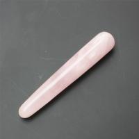 China Acupuncture Pink Crystal Massage Stick Quartz Beauty Body Relaxation for sale