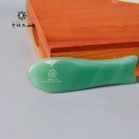 China Green Jade Roller Gua Sha Set Effective To Relax Muscles And Tissues Improves Blood Flow And Enhances Skin Glow For Professional for sale