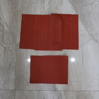 China Heat Resistant Single Side Silicone Coated Fiberglass Fabric 0.75mm Red for sale