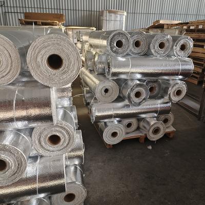 China Fire Blanket Aluminum Foil Fiberglass Cloth 1m 1.2m 1.5m For Blind Use for sale