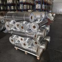China Aluminum Foil Cloth Fiberglass Composite Anti Radiation Thermal Blanket Fireproof Insulation for sale