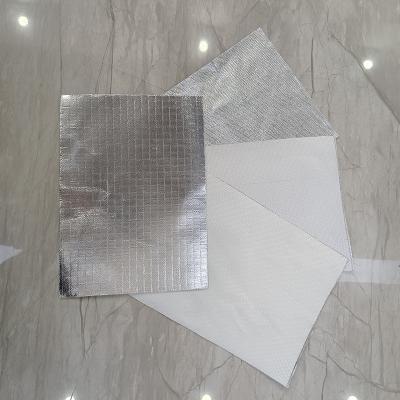 China Aluminum Foil Cloth Fiberglass Composite Anti Radiation Thermal Blanket Fireproof Insulation for sale
