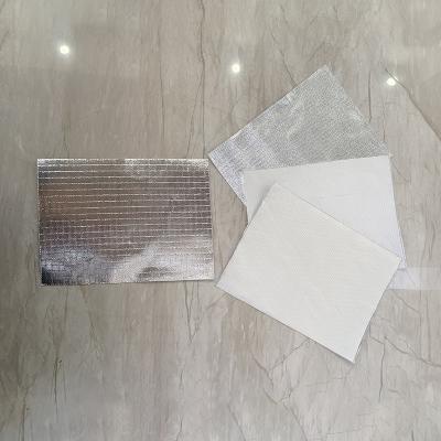 China Anti Oil Waterproof Fireproof Aluminum Foil Fiberglass Cloth Antioxidant Anti Microbial for sale