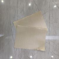 China Coated High Temperature Fiberglass Cloth Golden Heat Insulating Fabric Manufacturer for sale