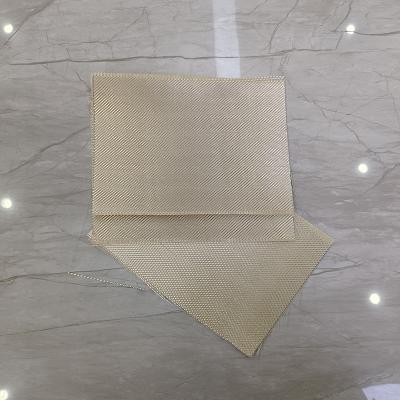 China Heat Treated High Silica Fiberglass Fabric With Vermiculite Coated Thermal Insulation for sale