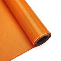 China Grey Silicone Coated Fiberglass Fabric Fire Retardant Anti-tear Waterproof for sale