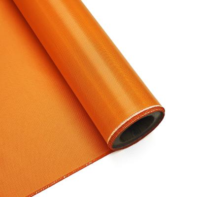 China Grey Silicone Coated Fiberglass Fabric Fire Retardant Anti-tear Waterproof for sale