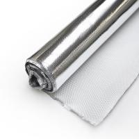 China Aluminum Foil Fiberglass Fabric Laminated Flexible Waterproof Heat Resistant 1.5m for sale