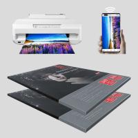 China Vivid Printing Color Glossy Double Sided Photo Paper A4 240gsm 210*297mm for sale