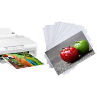 China 148*210mm Double Sided A5 Inkjet Photo Paper Satin Natural White for sale