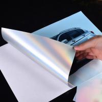 China PET Rainbow Laser Surface Self Adhesive Photo Paper A4 For Stickers for sale