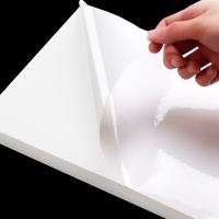China RC Waterproof Self Adhesive Glossy Paper A4 135gsm Bright White for sale