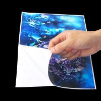 China RC Waterproof Self Adhesive Glossy Paper A4 135gsm Bright White for sale